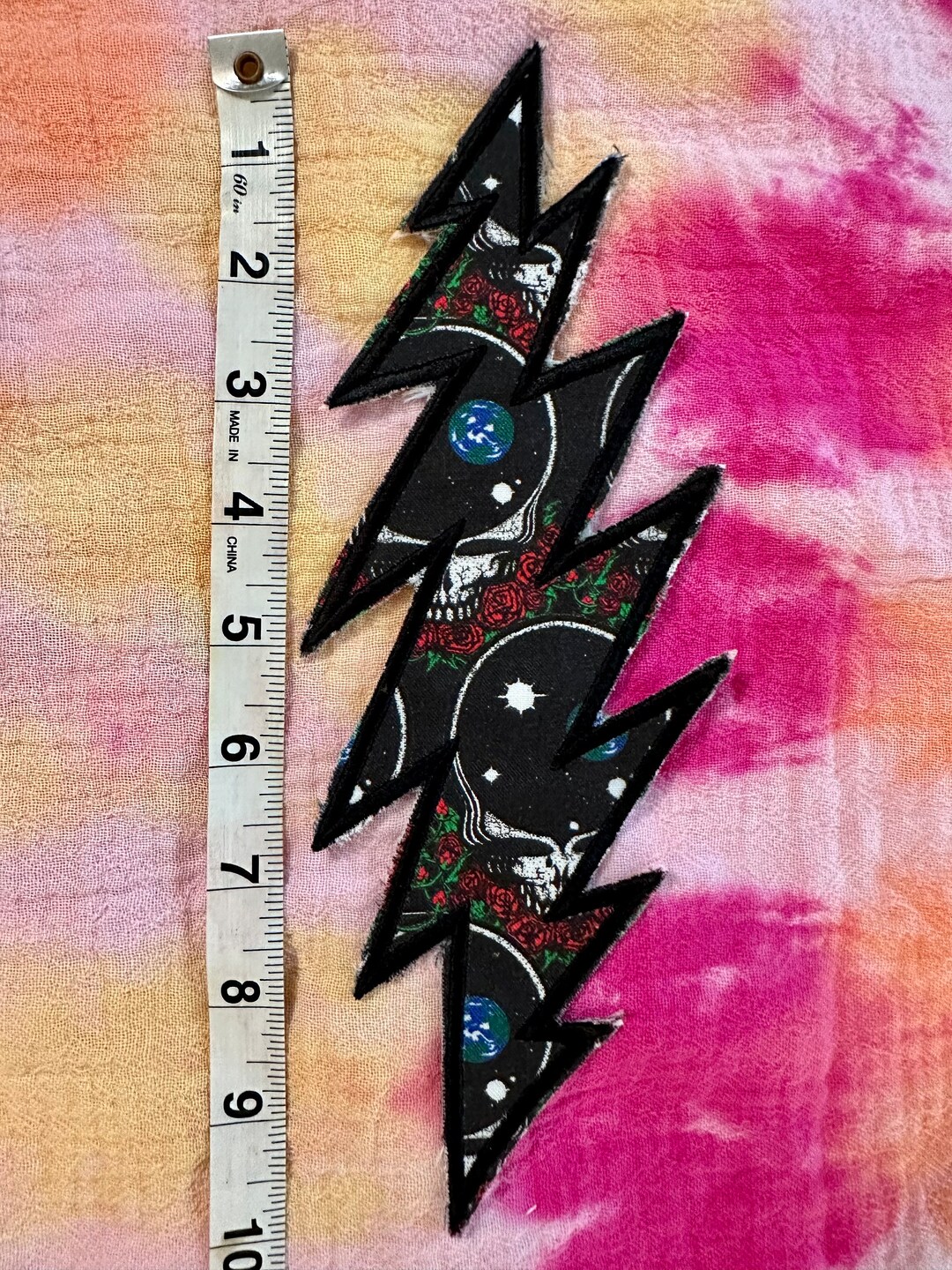 9 Inch Steal Your Face 13 Point Bolt Appliqué Patch - Etsy