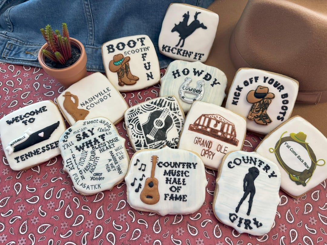 Nashville Cookies: Tennessee Souvenir Gift Set - Etsy