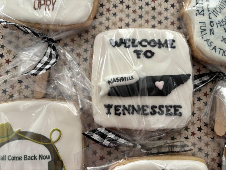 Nashville Cookies: Tennessee Souvenir Gift Set - Etsy