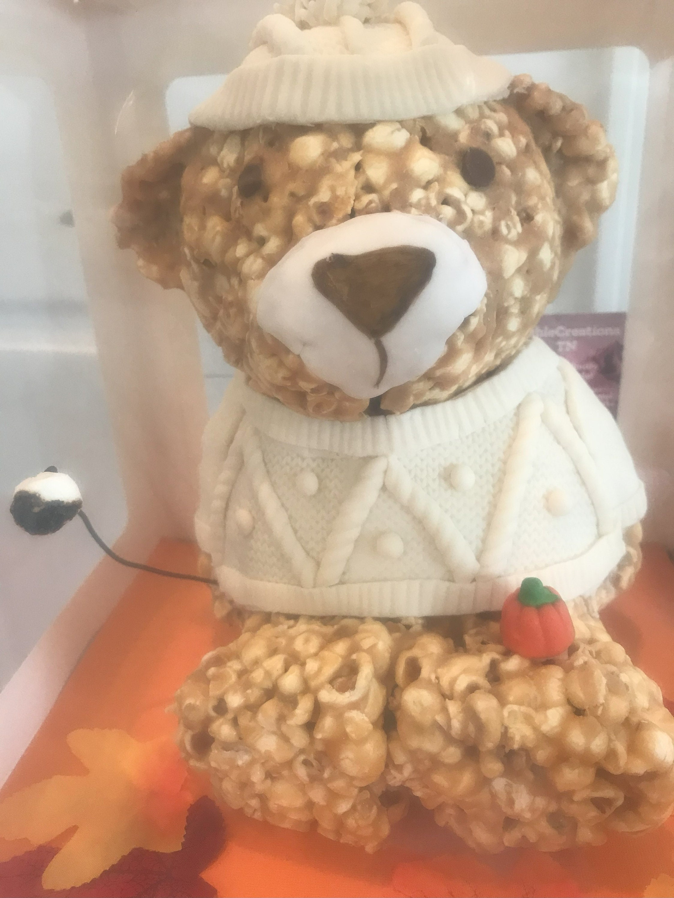 Say hello to KERNEL He's 9 Tall and Made of Luscious Carmel Popcorn ...