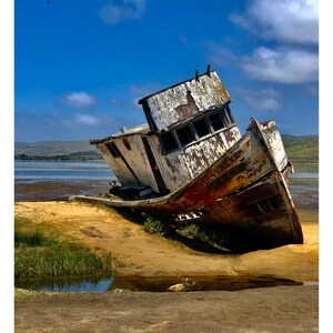 Point Reyes Fishing Boat Run Aground - Photo, Art - Etsy