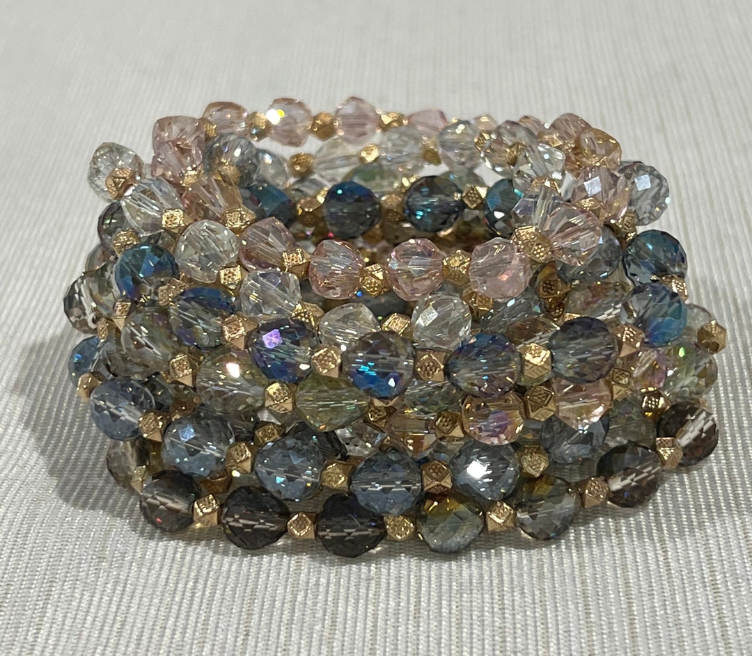 Beaded Stackable Stretch Bracelets - Etsy