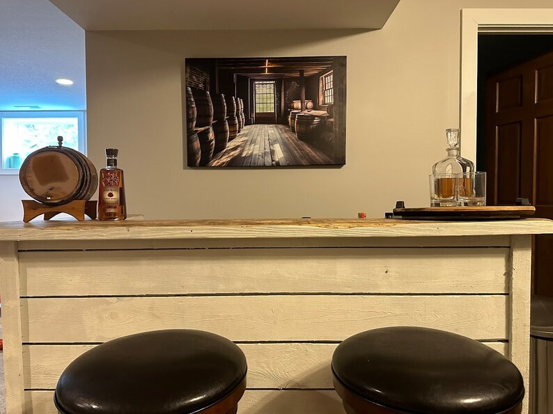 Distillery Rickhouse Bourbon Barrels for Bourbon Lovers Canvas Print ...
