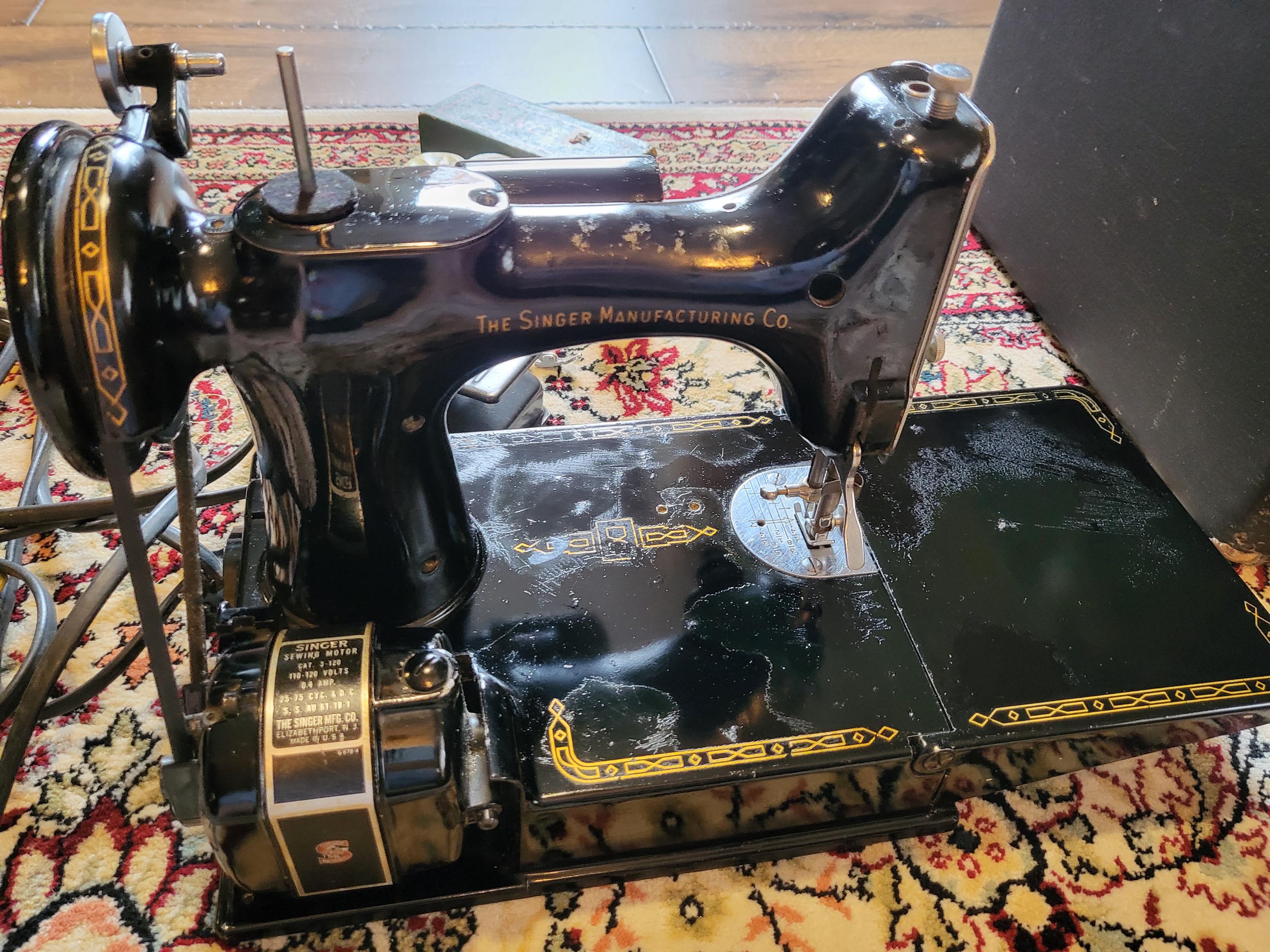 1956 Singer 221 Sewing Machine - Etsy