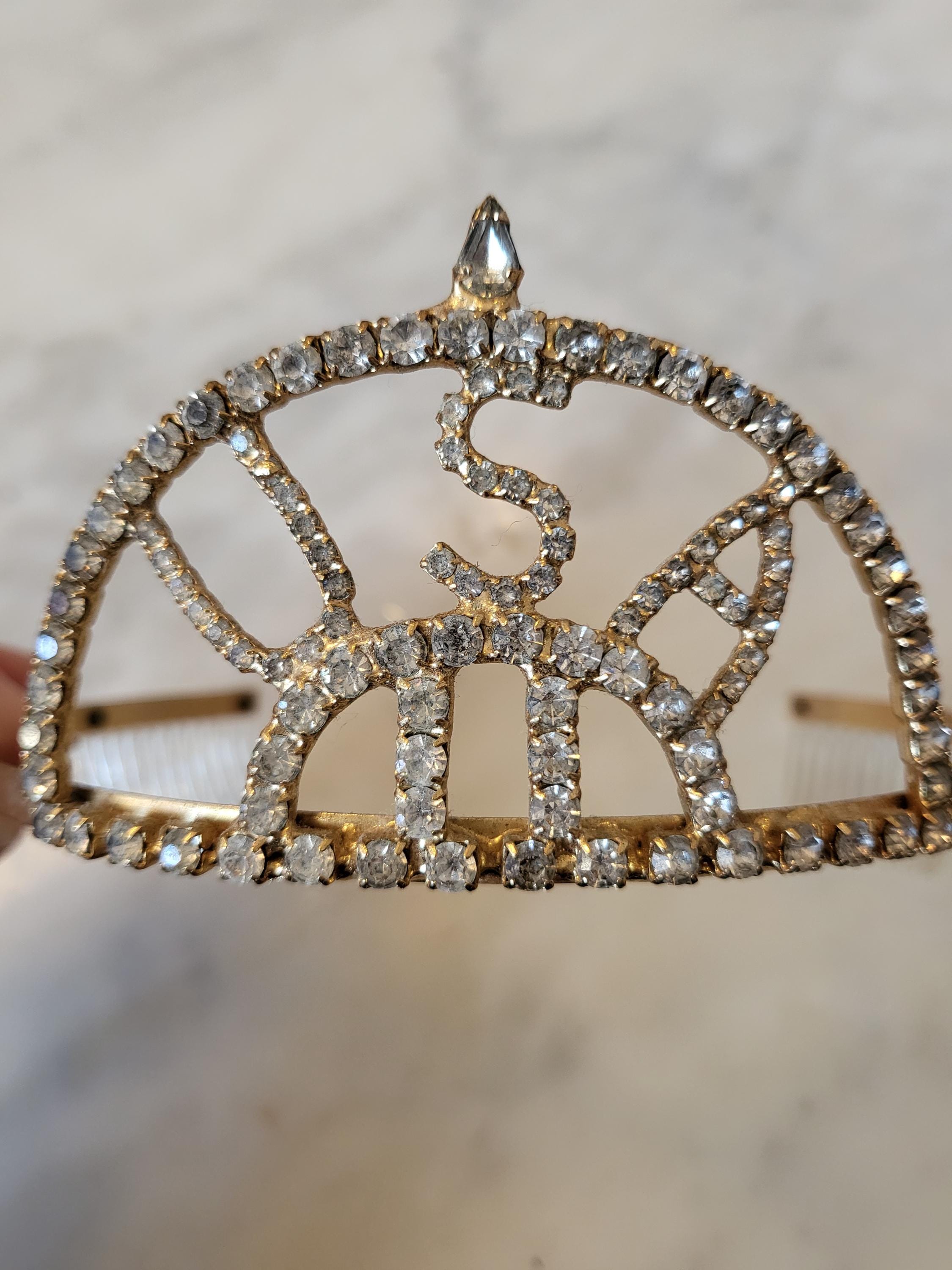 USA Rhinestone Tiara - Etsy