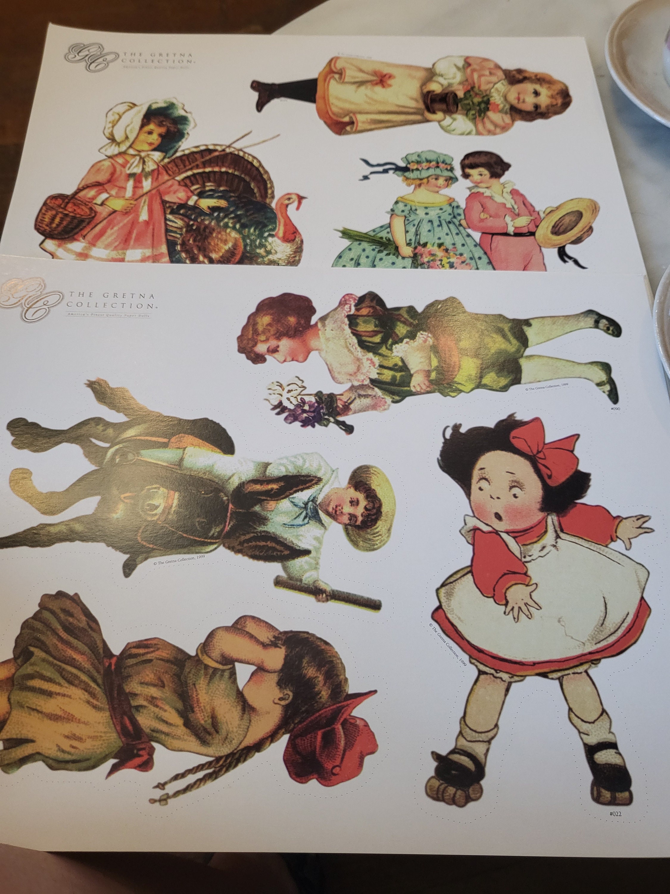 The Gretna Collection Series 1 Paper Dolls - Etsy