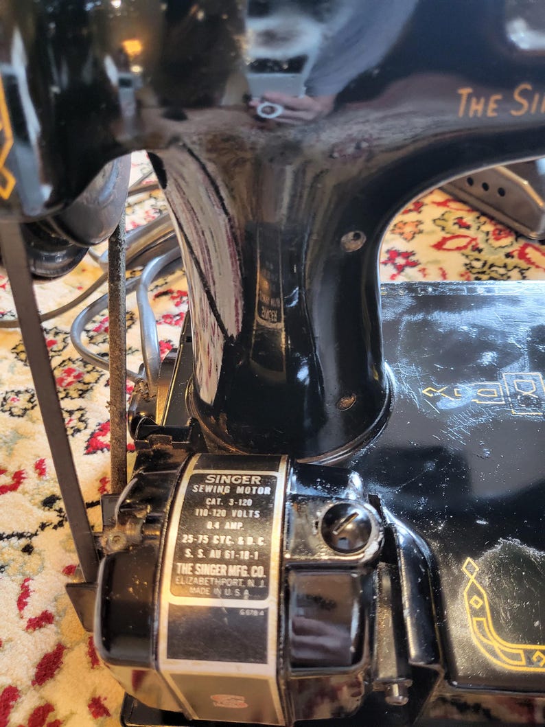 1956 Singer 221 Sewing Machine - Etsy