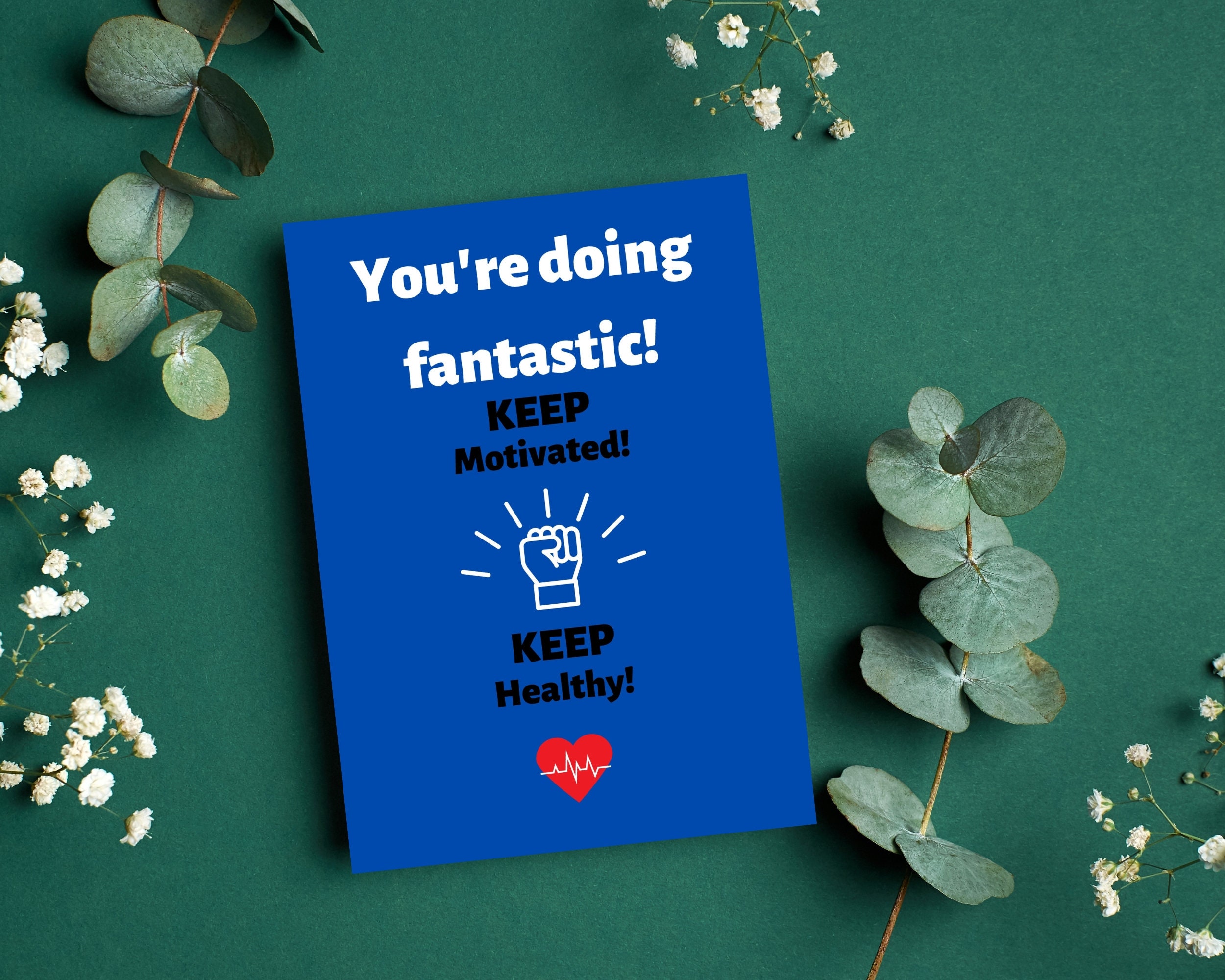 Encouragement Card, Printable Motivation Card, Download, Digital ...