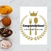 Printable Food Congratulations Card, Printable Card Chef, Digital Food ...