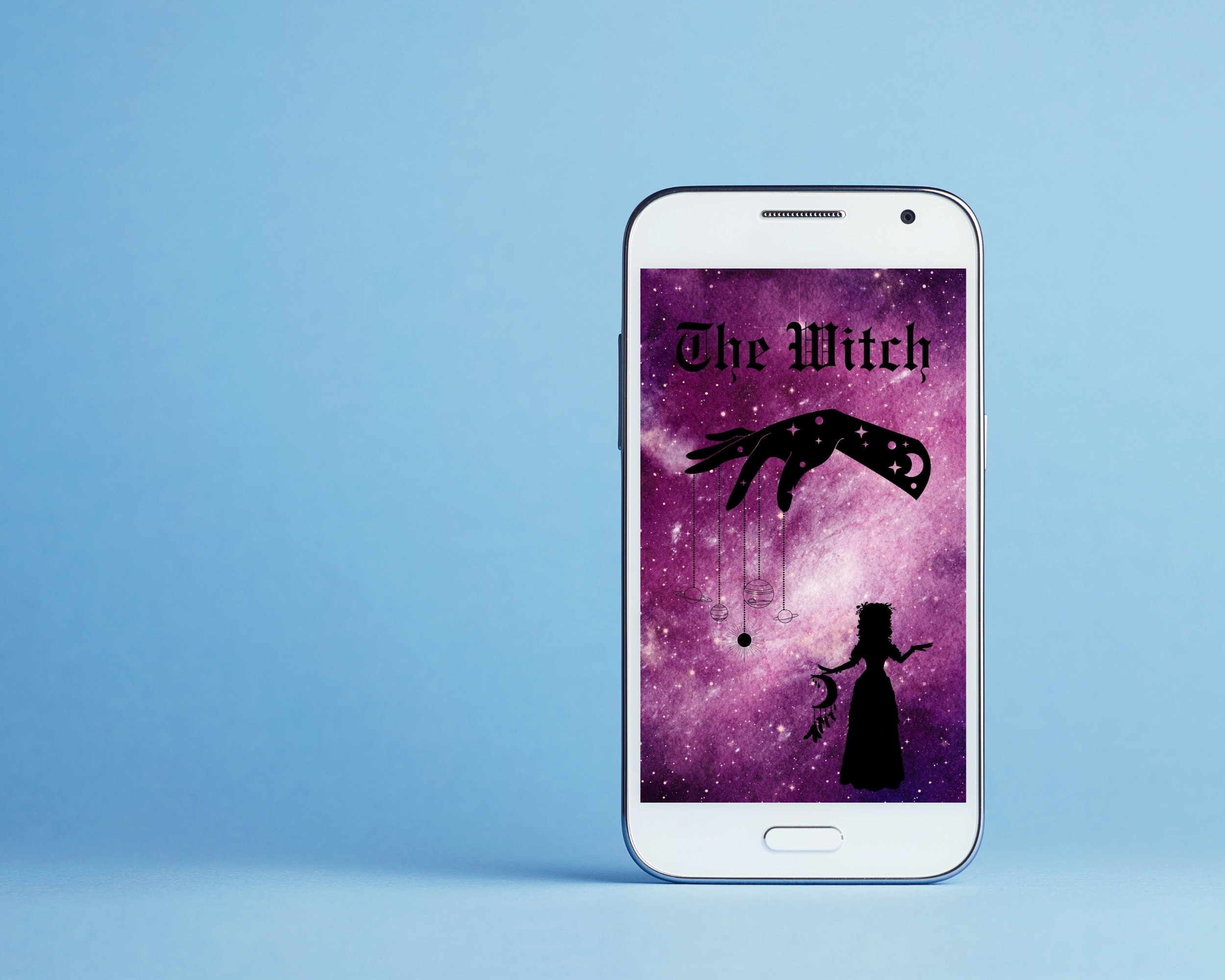 Digital Gothic Phone Cards, Downloadable Card, 8 Greeting Card Goth ...