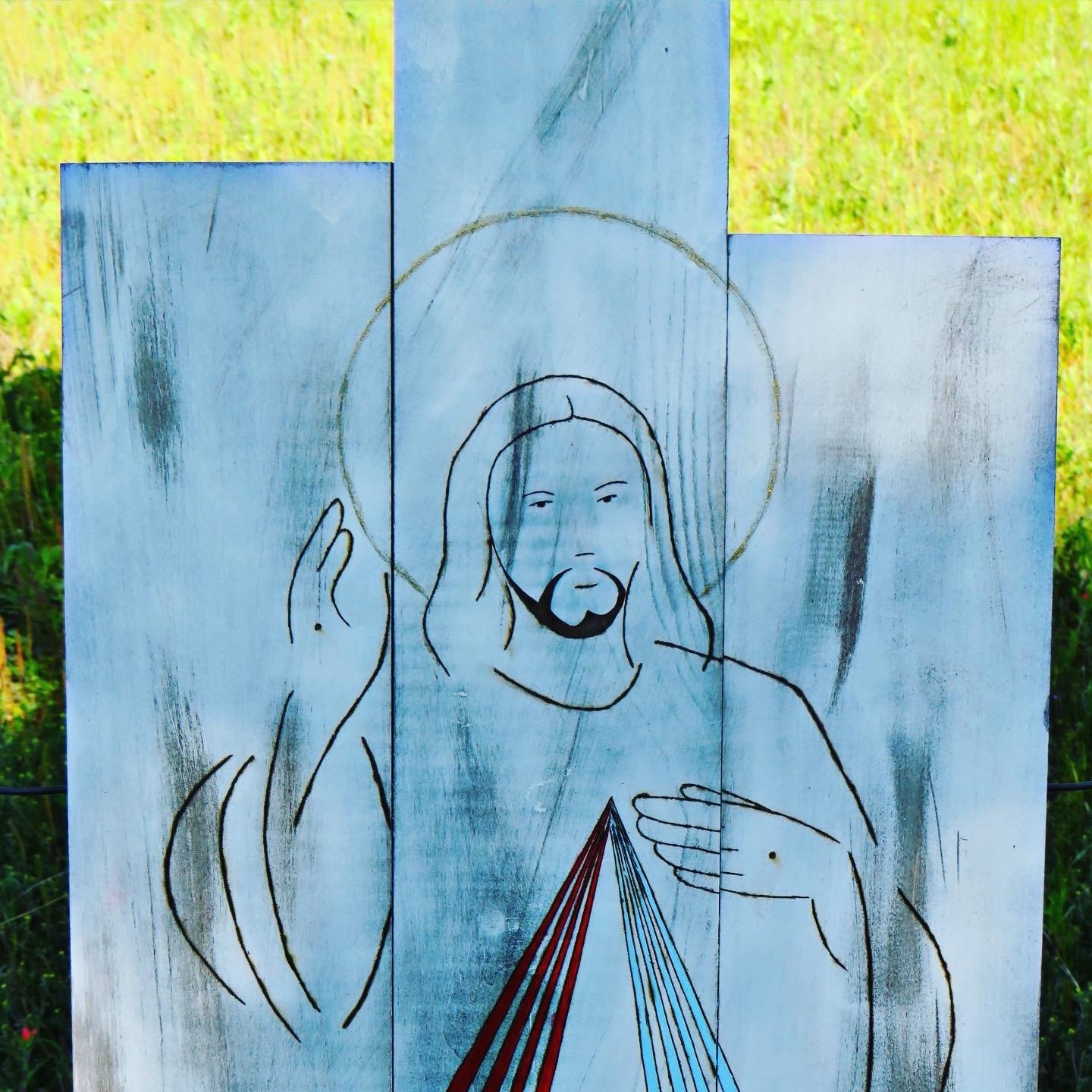 New ‘texas Sized’ Divine Mercy Rustic Welcome Sign! - Etsy