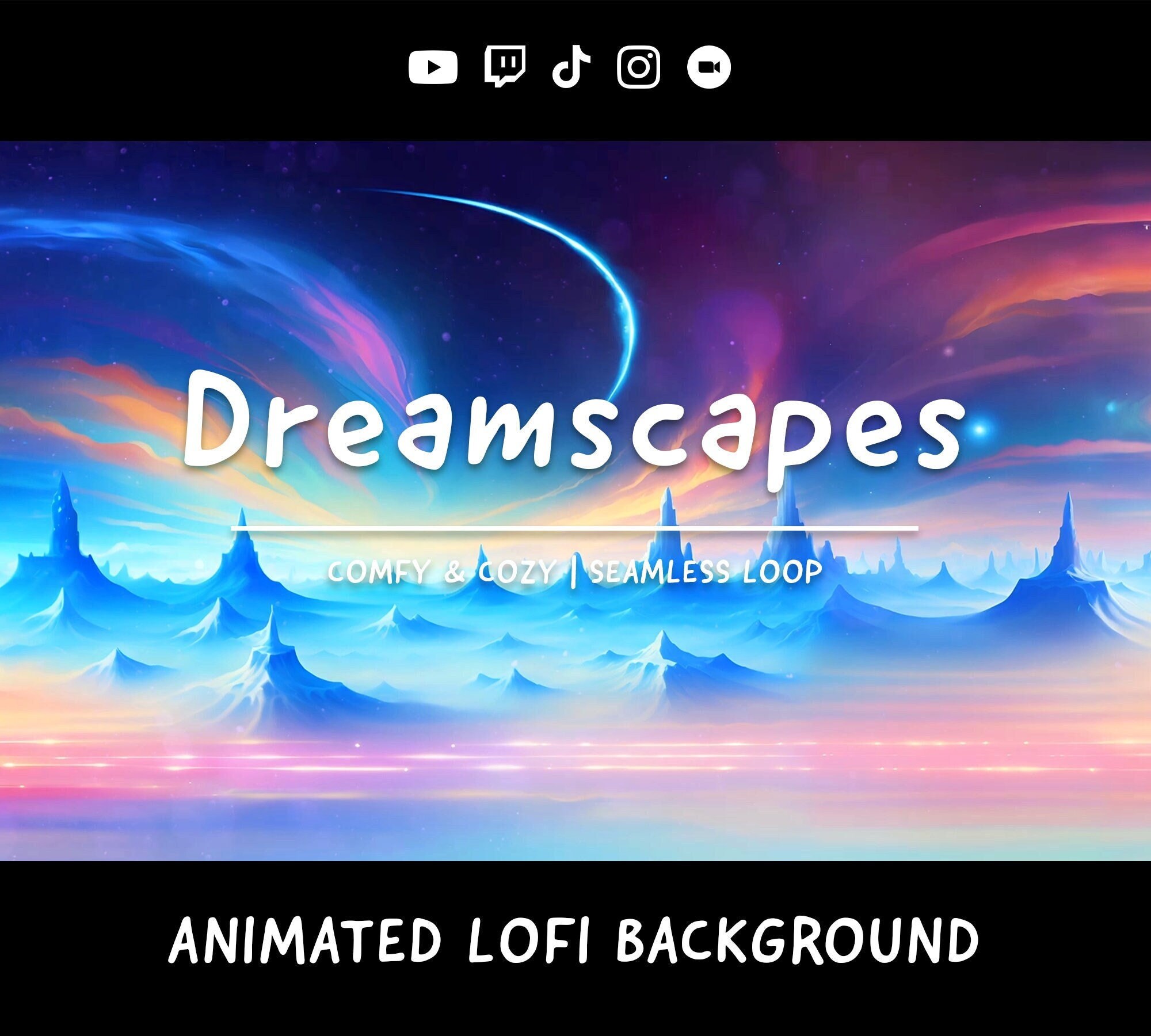 Dreamscapes | Animated Lofi Background | Wallpaper Package | Youtube ...
