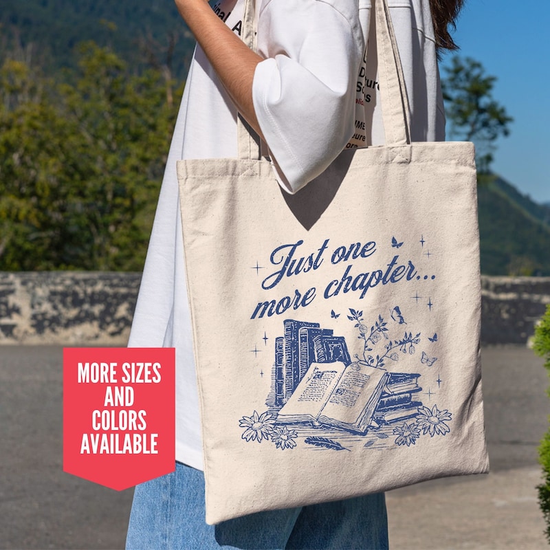 Book Tote - Etsy