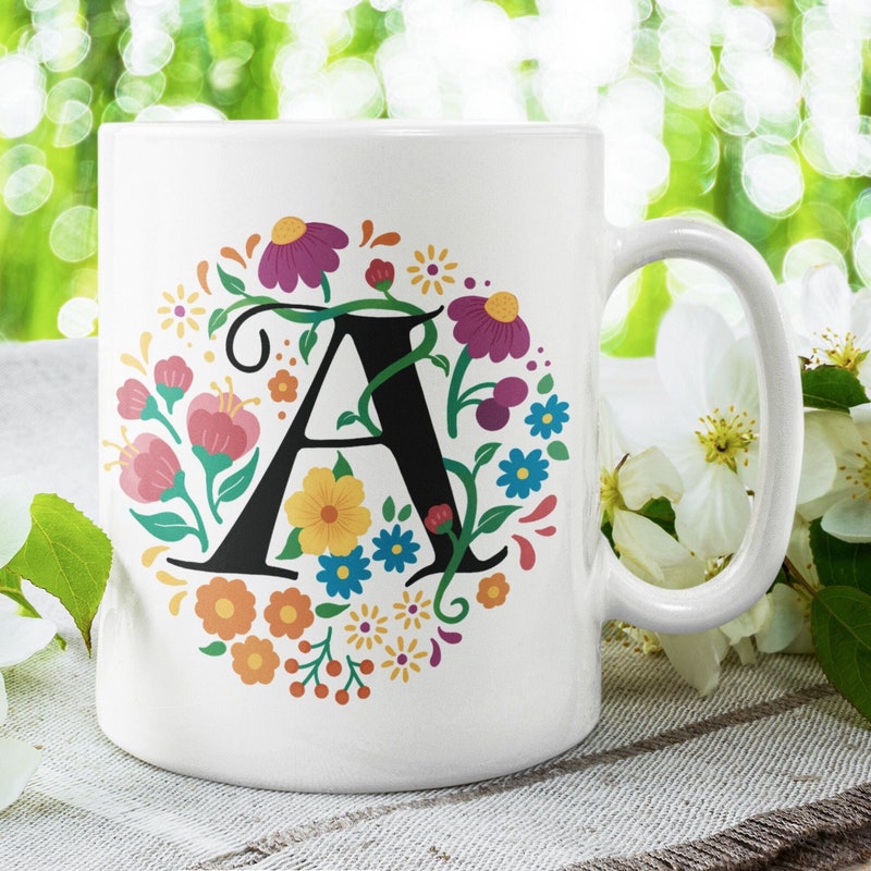 Monogram Mug - Etsy