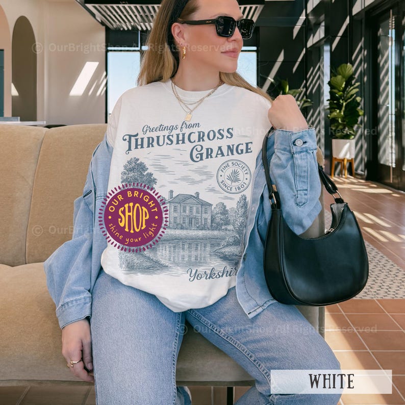 Thrushcross Grange T-shirt Wuthering Heights Shirt Gothic Romance Book ...