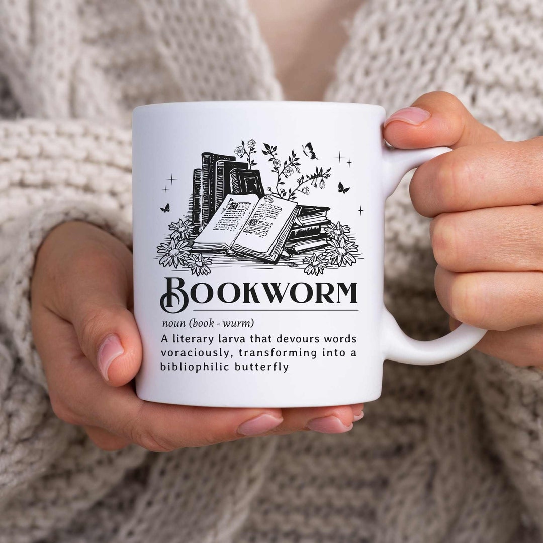 Bookworm Definition Mug for Book Lover Gift for Bibliophile ...