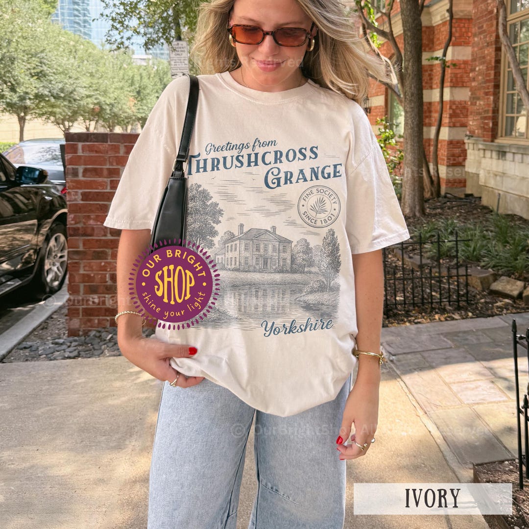 Thrushcross Grange T-shirt Wuthering Heights Shirt Gothic Romance Book ...