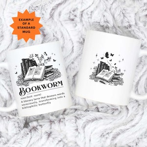 Bookworm Definition Mug for Book Lover Gift for Bibliophile ...