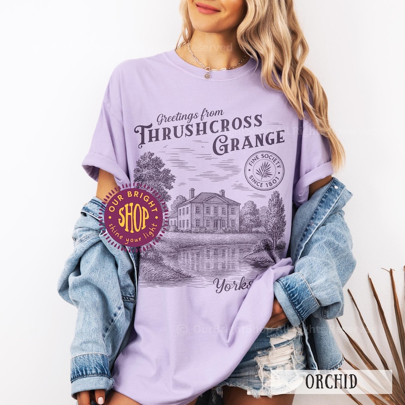 Thrushcross Grange T-shirt Wuthering Heights Shirt Gothic Romance Book ...