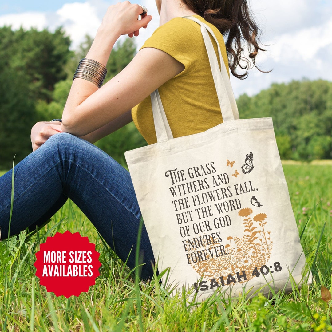 Christian Tote Bag Bible Verse Worship Bag Gift for Her - Etsy
