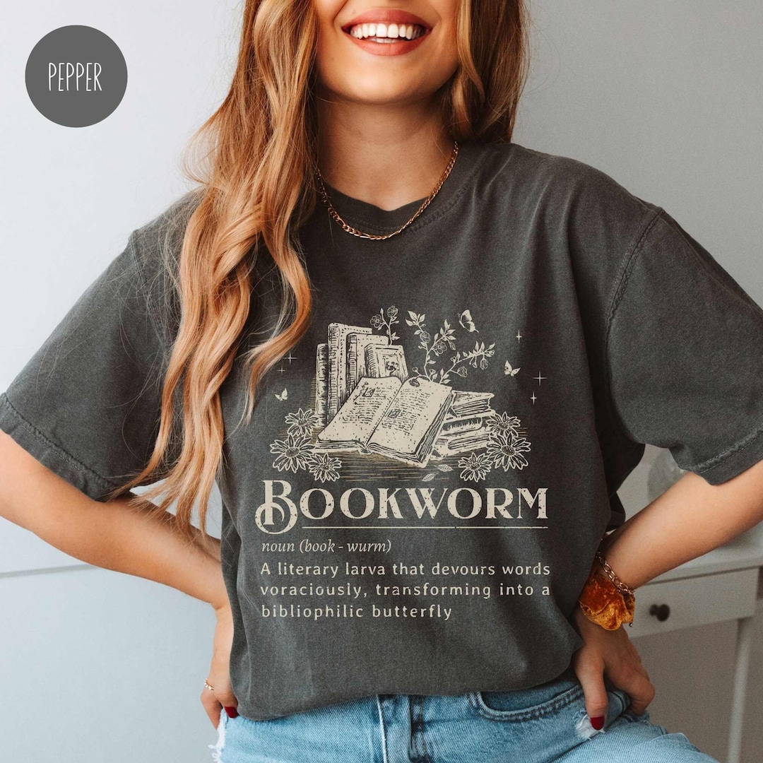 Bookworm Definition Shirt for Book Lover Funny Definition Shirt for ...