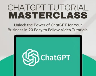 Chatgpt Masterclass Unlock the Power of AI: Chatgpt - Etsy