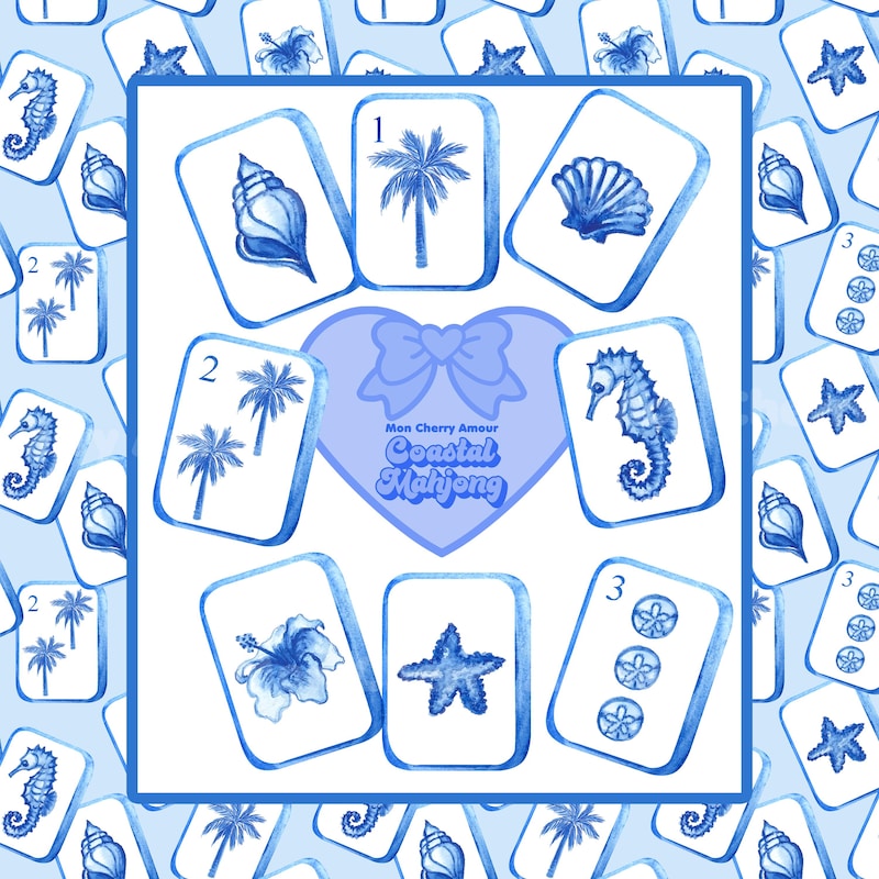 Ocean Mahjong - Etsy