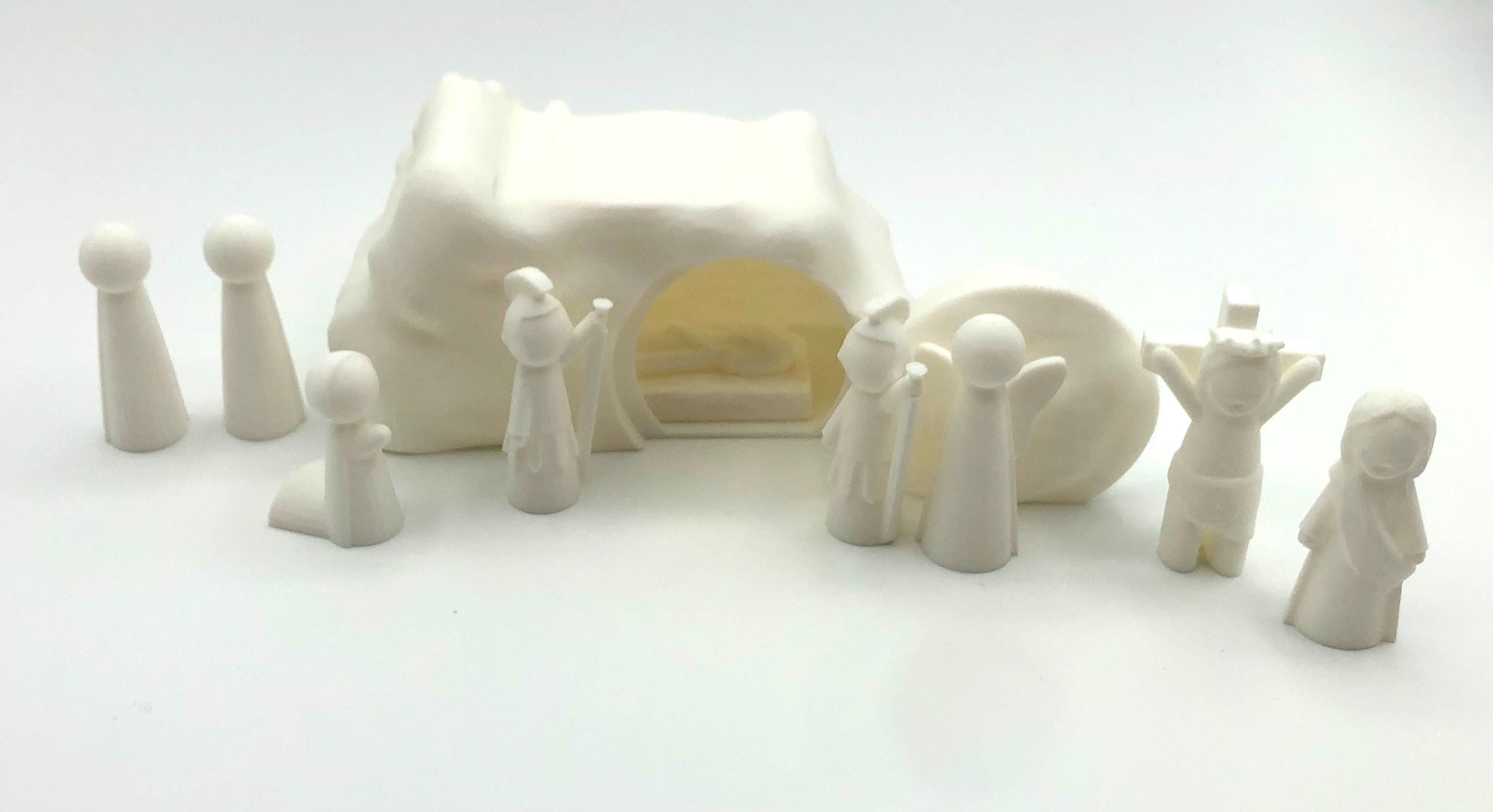 Easter Resurrection Nativity Set – 13-piece Display With Garden, Cross ...