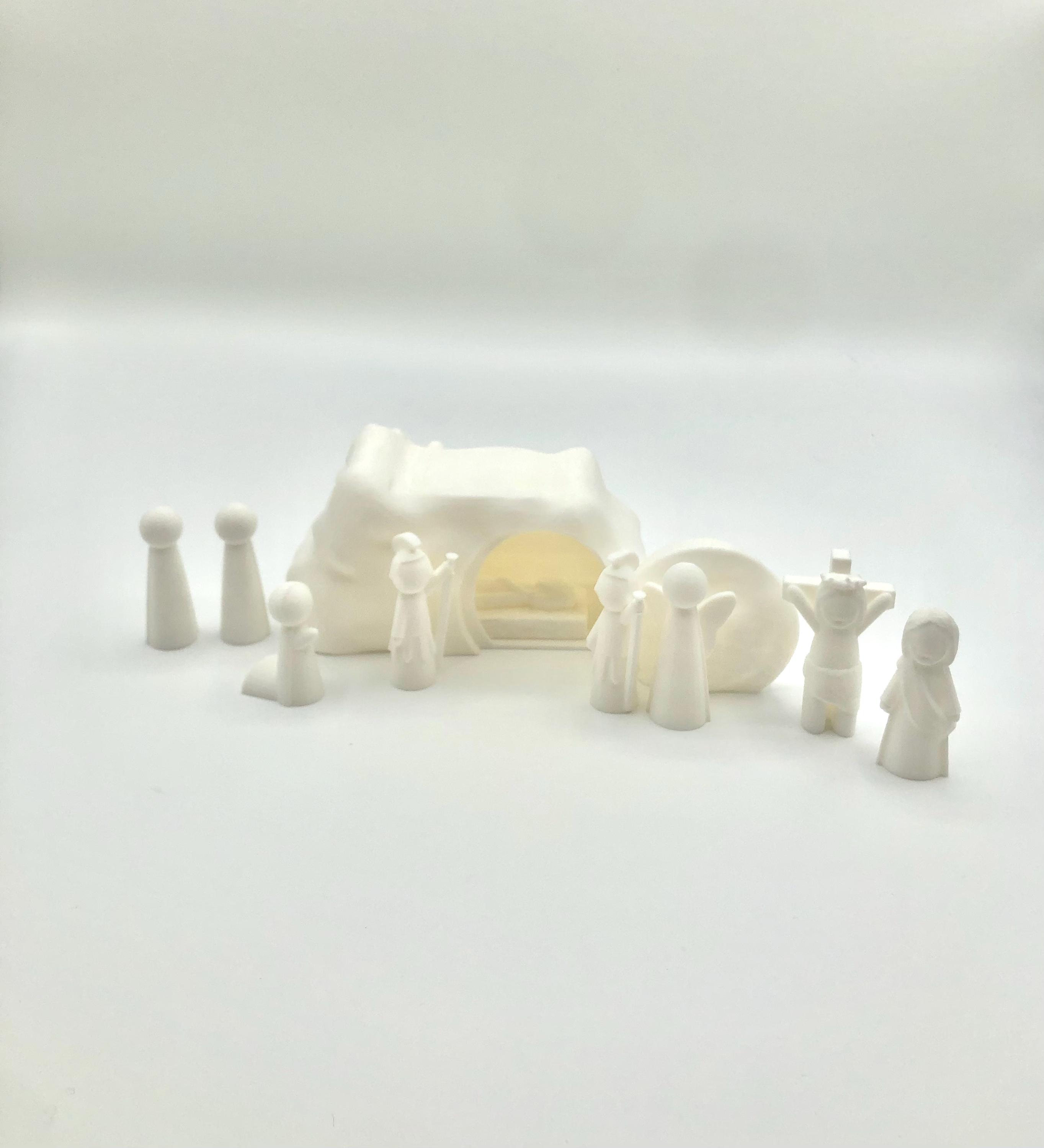 Easter Resurrection Nativity Set – 13-piece Display With Garden, Cross ...