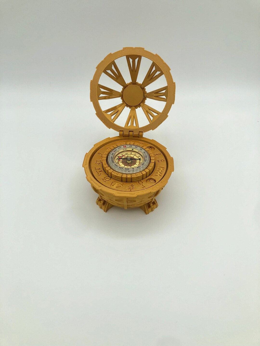 Premium Gold Liahona Large 3D Printed With Working Compass - Etsy