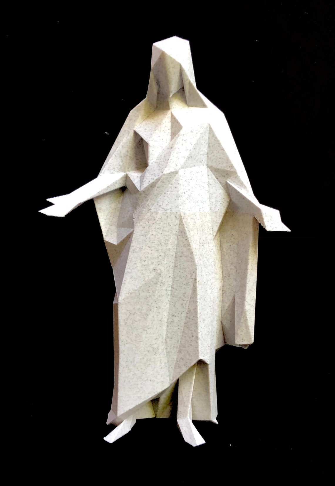 Low Poly, Geometric, Modern Christus Statue - Etsy