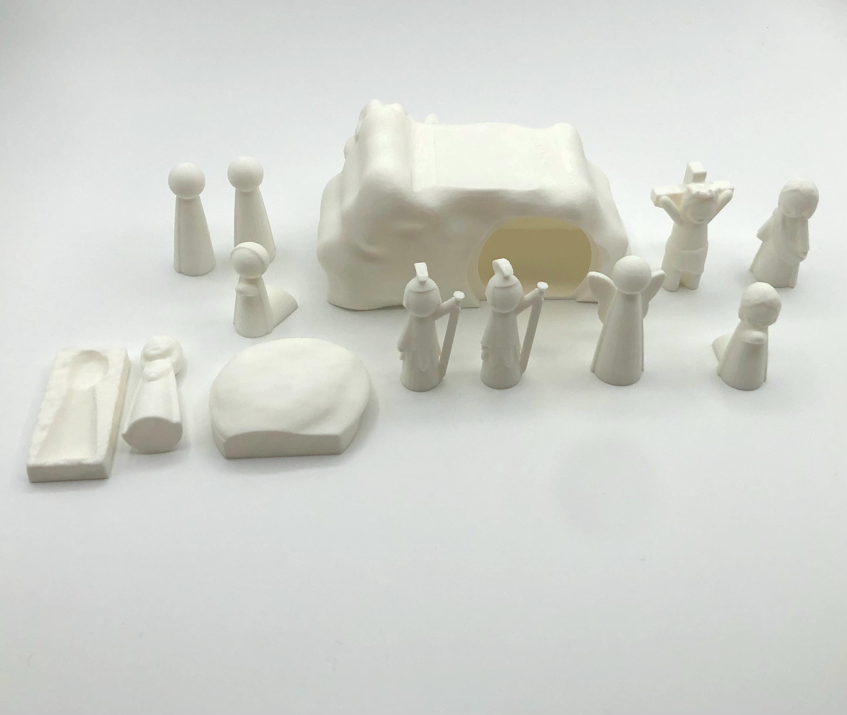 Easter Resurrection Nativity Set – 13-piece Display With Garden, Cross ...
