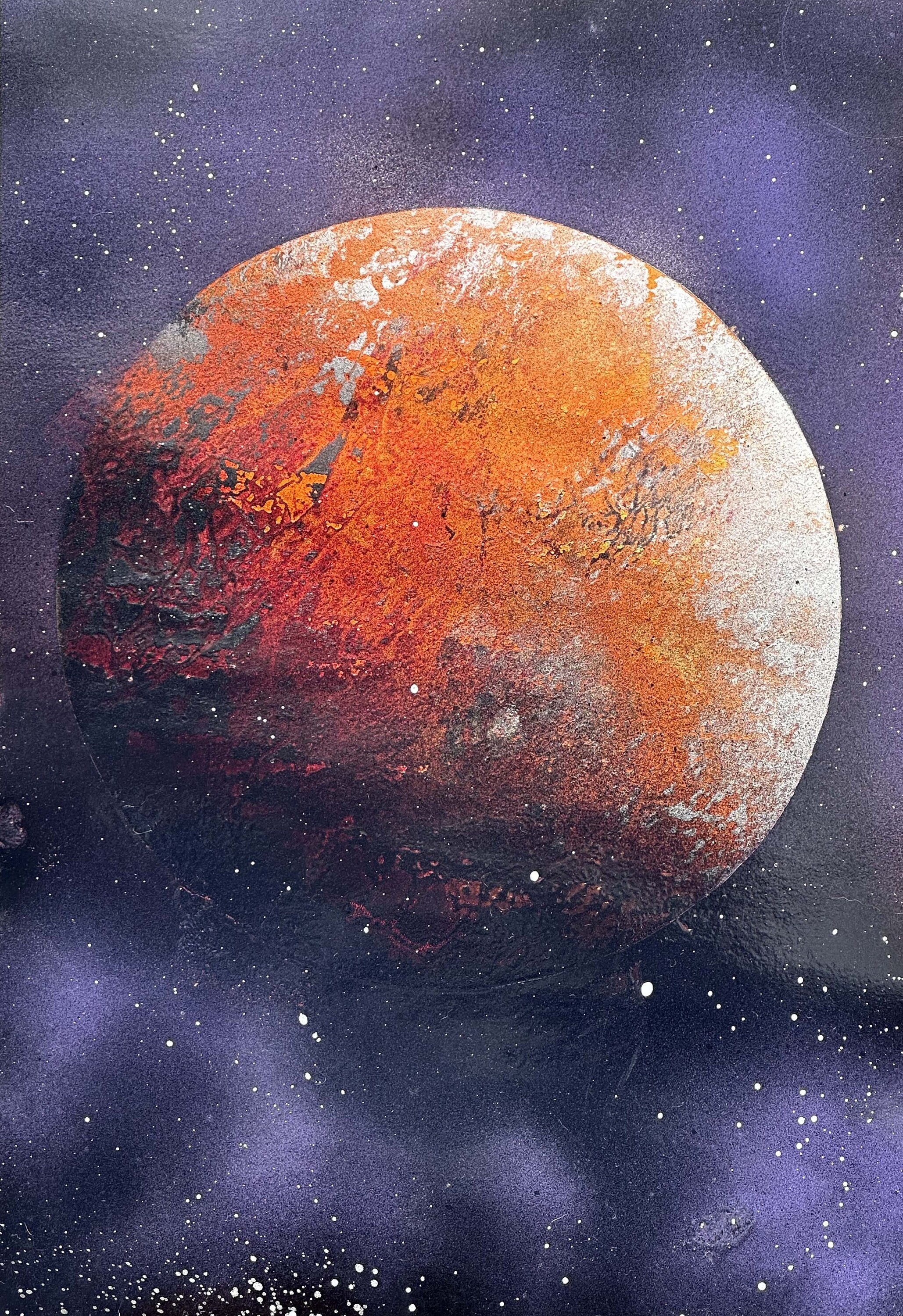 Custom Planet | Spray Paint Art - Etsy