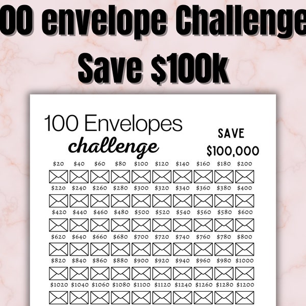 100k Money Challenge - Etsy