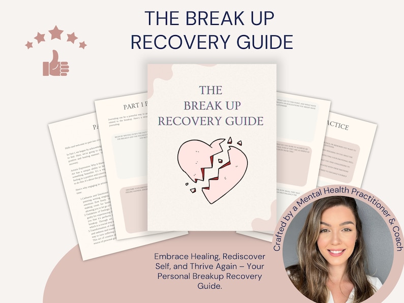 Breakup Workbook Breakup Help Separation Workbook Relationship Healing ...
