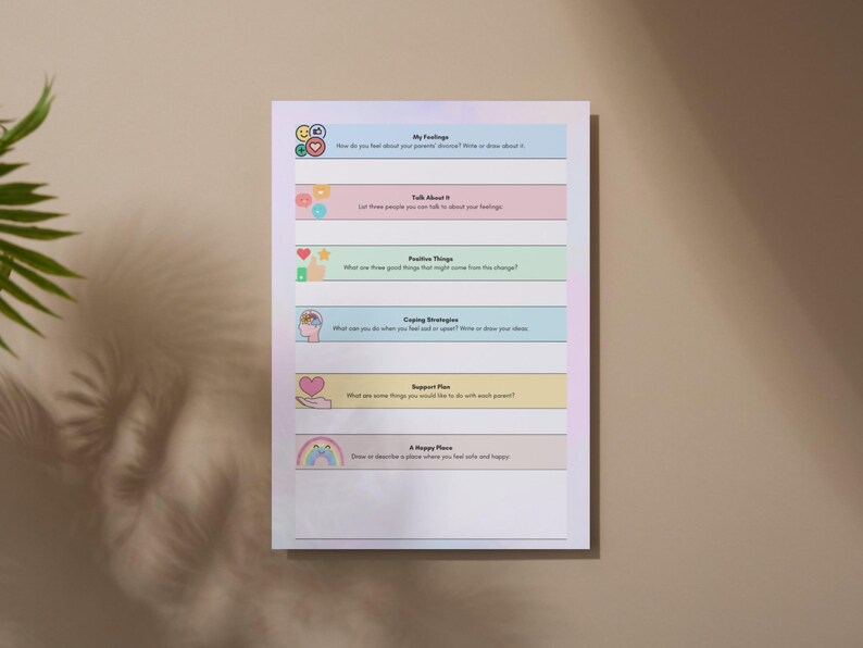 Coping With Divorce Worksheets for Kids Therapy Worksheet Kids Therapy ...