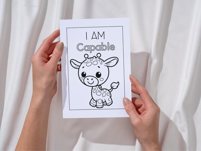 Positive Affirmation Worksheets for Kids Self-esteem Confidence ...