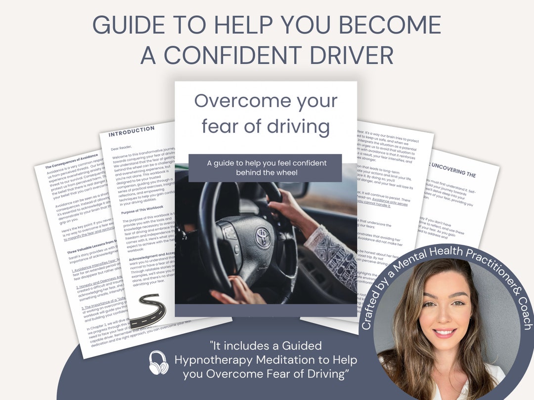 Fear of Driving Workbook: Driving Test Prep, Anxiety Relief (PDF ...