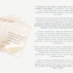 Parent-teen Communication Cards Family Connection Relationship ...