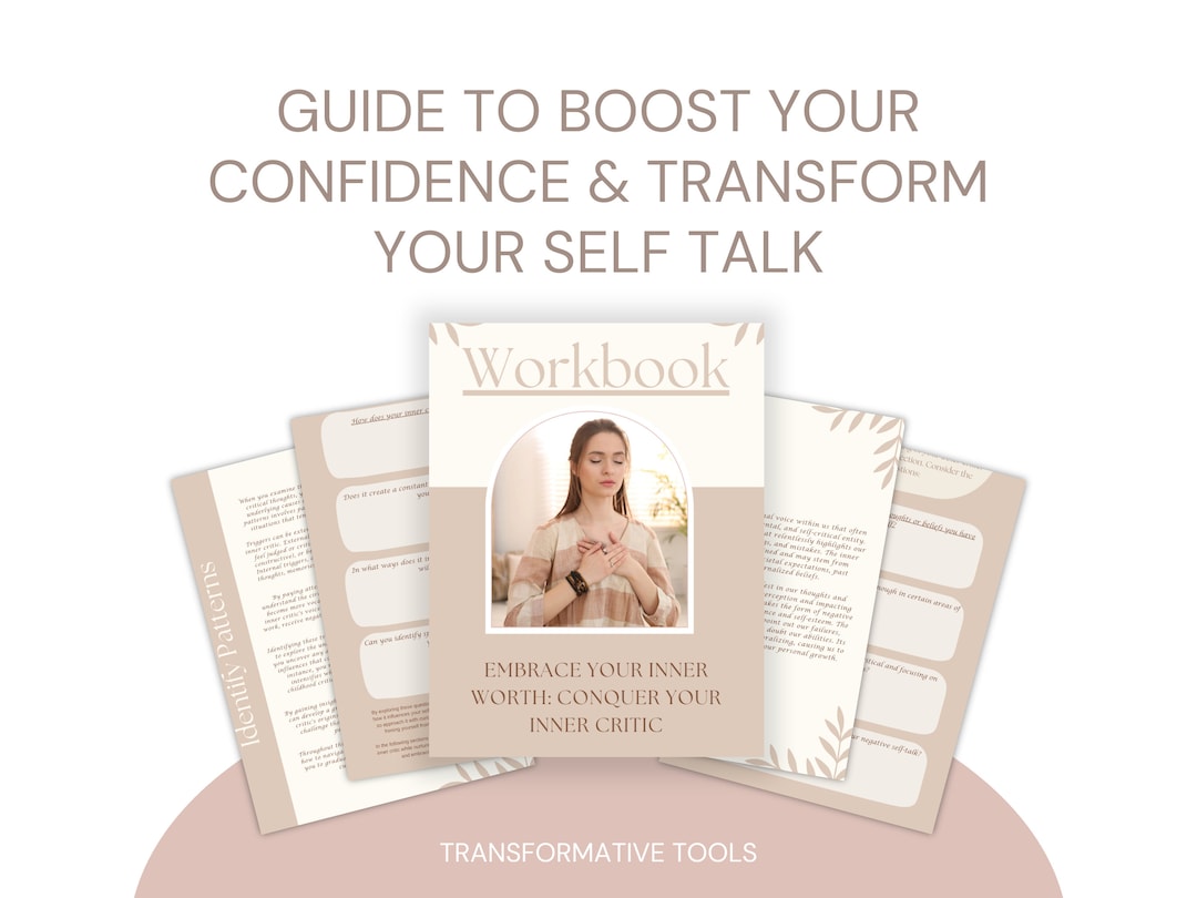 Inner Critic Workbook Self-worth Guide Confidence Booster Self-worth ...