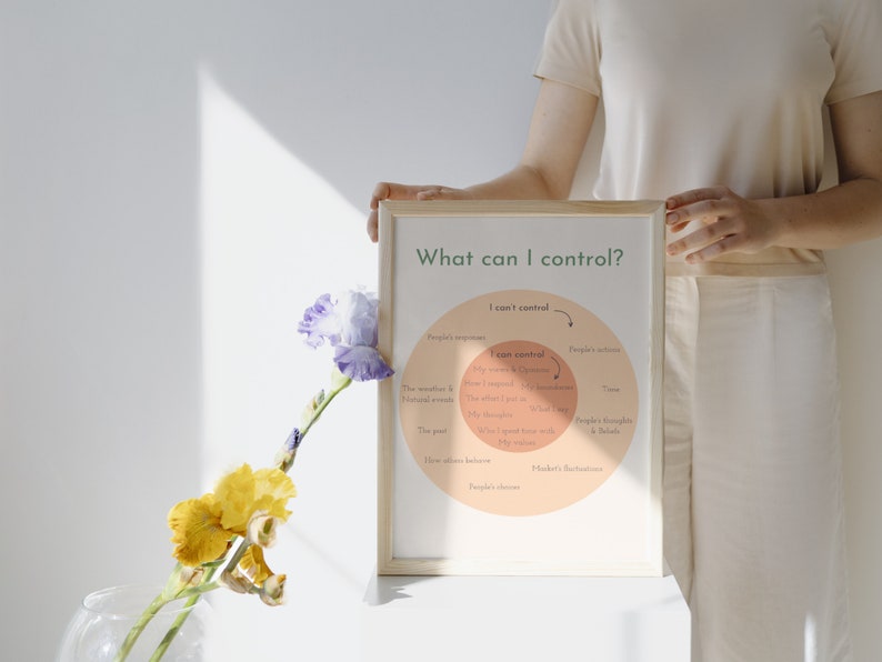 The Circle of Control Poster Therapy Poster Therapy Decor - Etsy