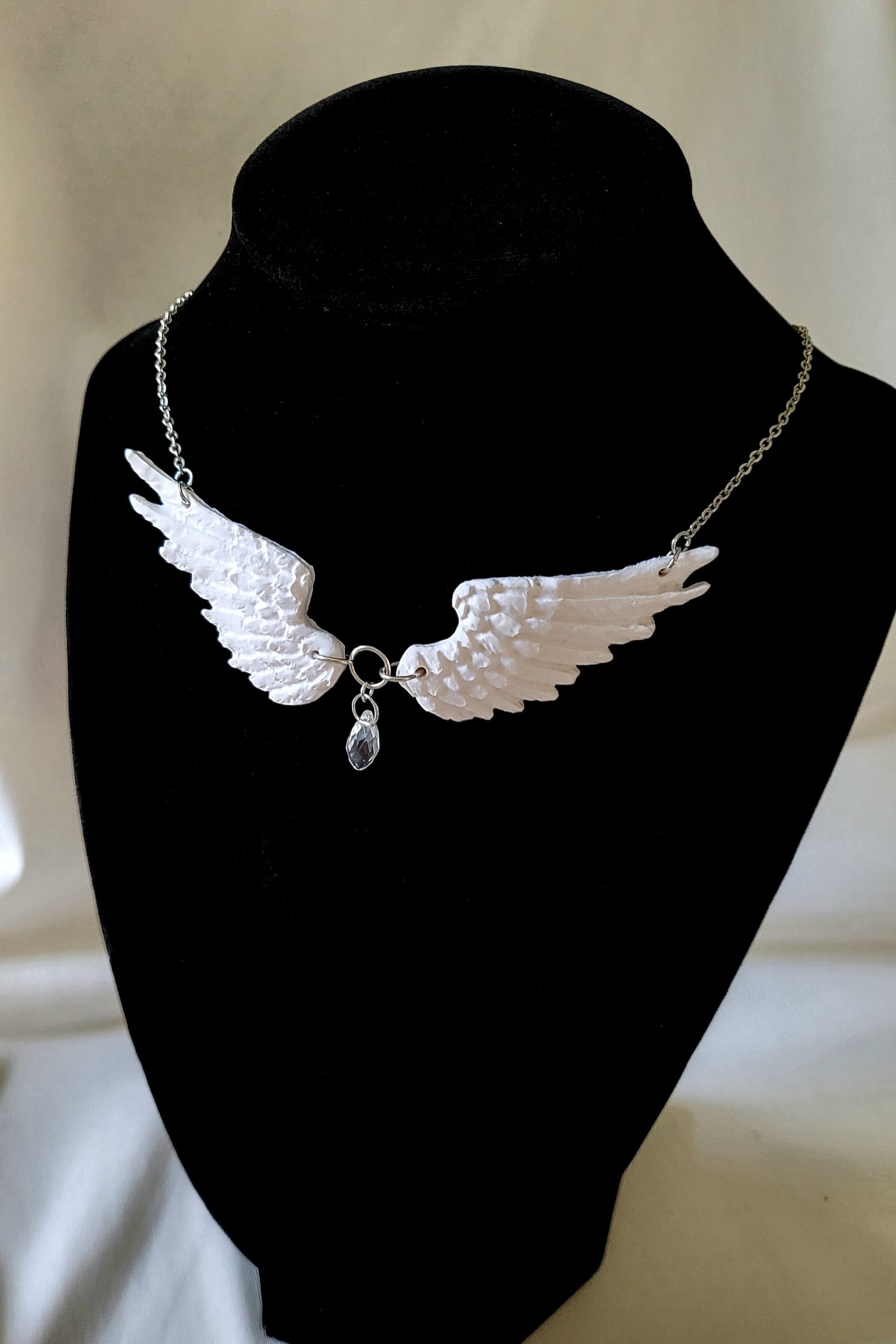 Angel Wings Necklace Etsy