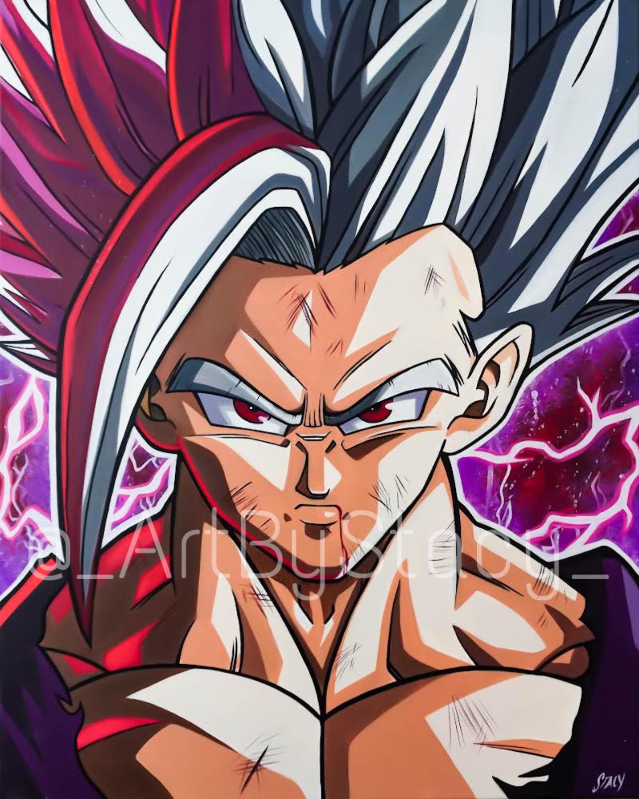 Beast Gohan -CANVAS PRINT - Wall Decor - Dragon Super Hero - Etsy