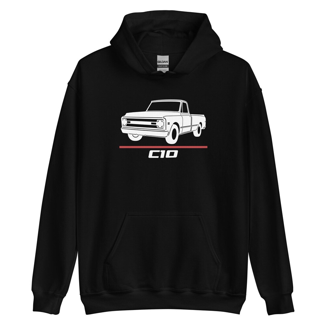 Hoodie for C10 Truck Fans- Father's Day Gift Sweater Car Apparel, Best ...