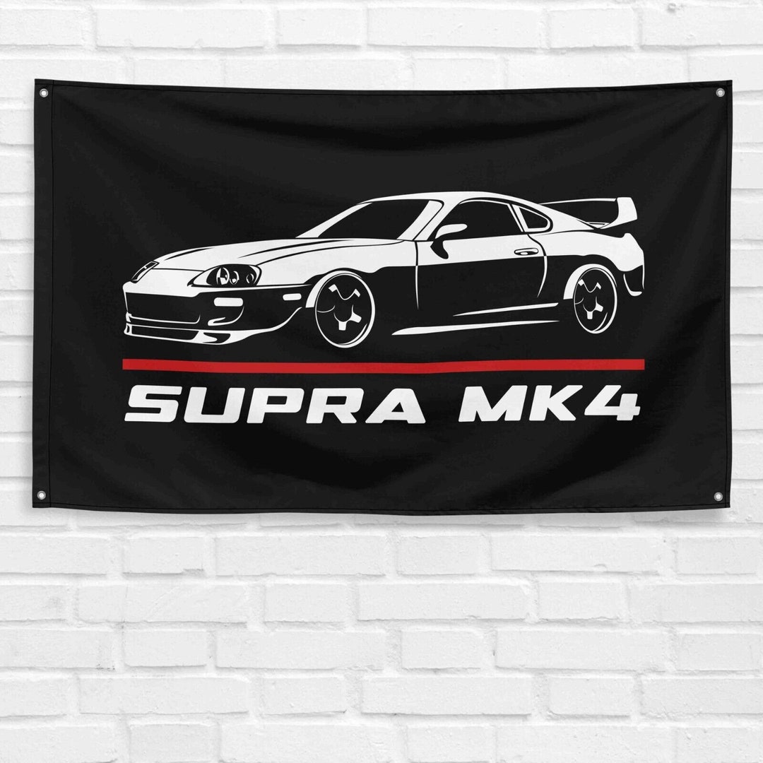 For Supra Mk4 Car Enthusiast 3x5 Ft Flag Dad Birthday Gift Banner - Etsy