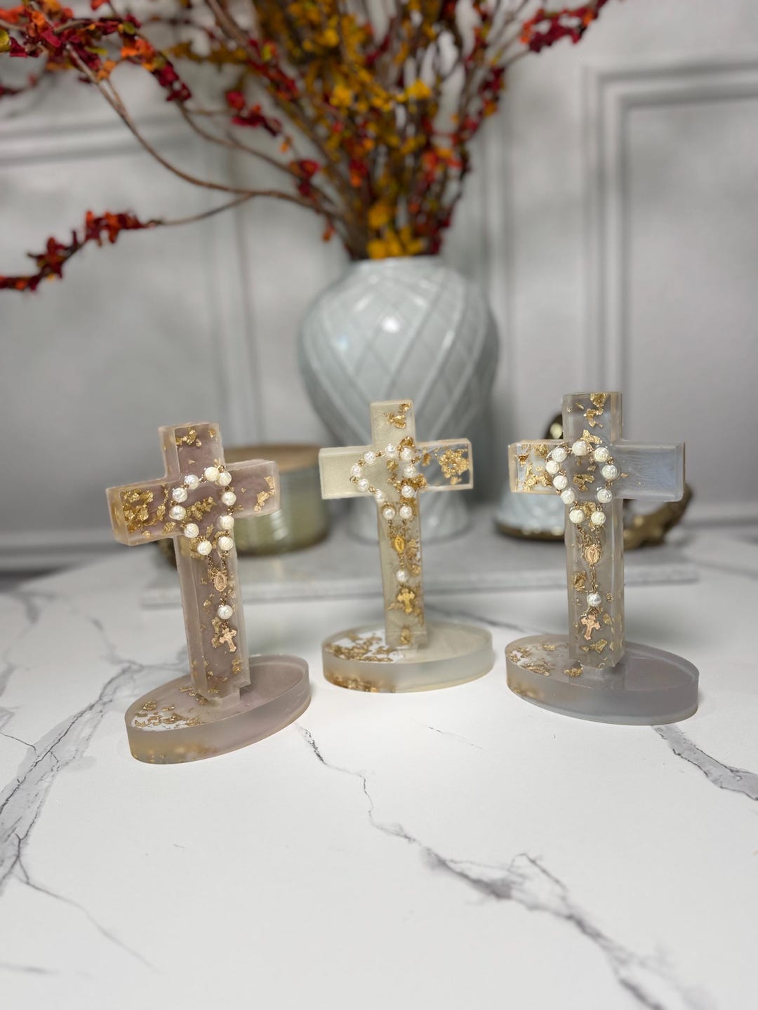 Handmade Resin Cross: Communion & Baptism Party Favors - Etsy