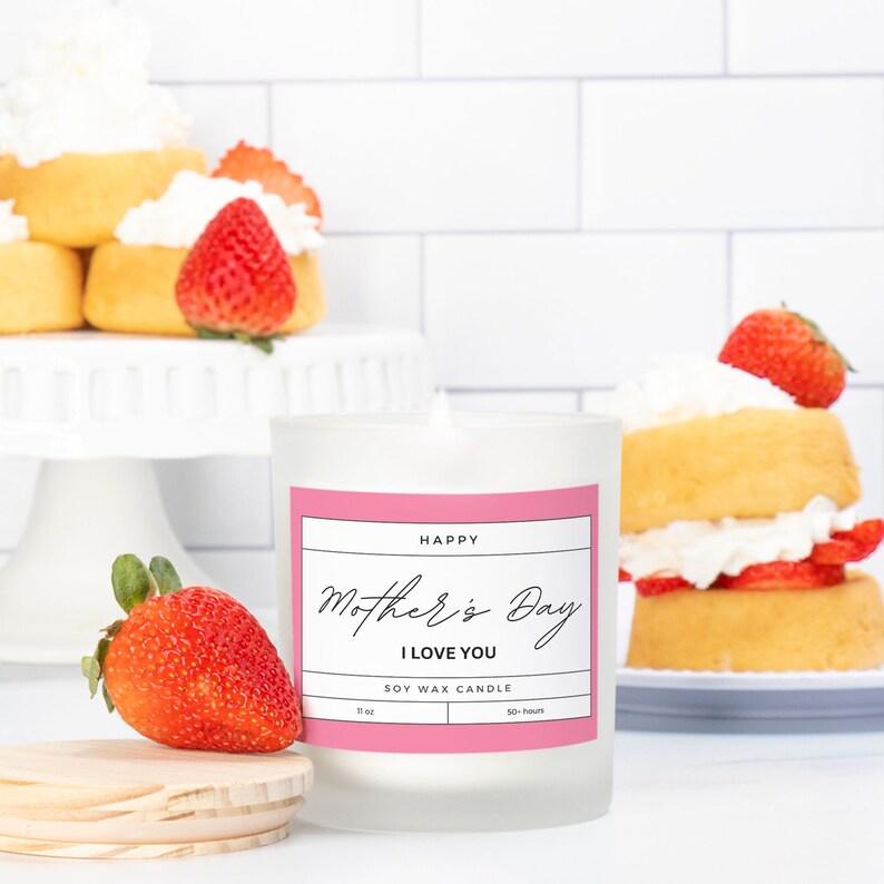 Gifts for Mom, Mothers Day Candle, Candle, I Love You Gift for Mothers ...