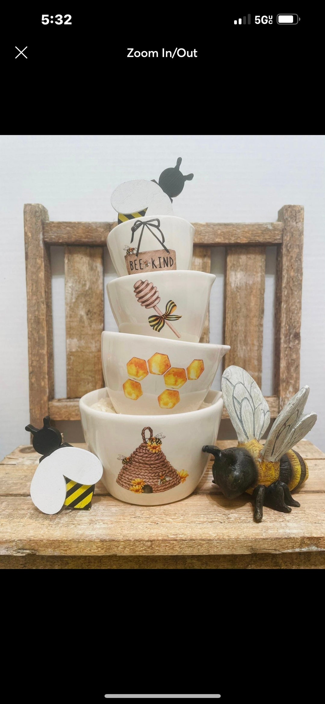 Bumblebee Bee Kind Honey Waterslide Decals - Etsy