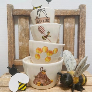 Bumblebee Bee Kind Honey Waterslide Decals - Etsy