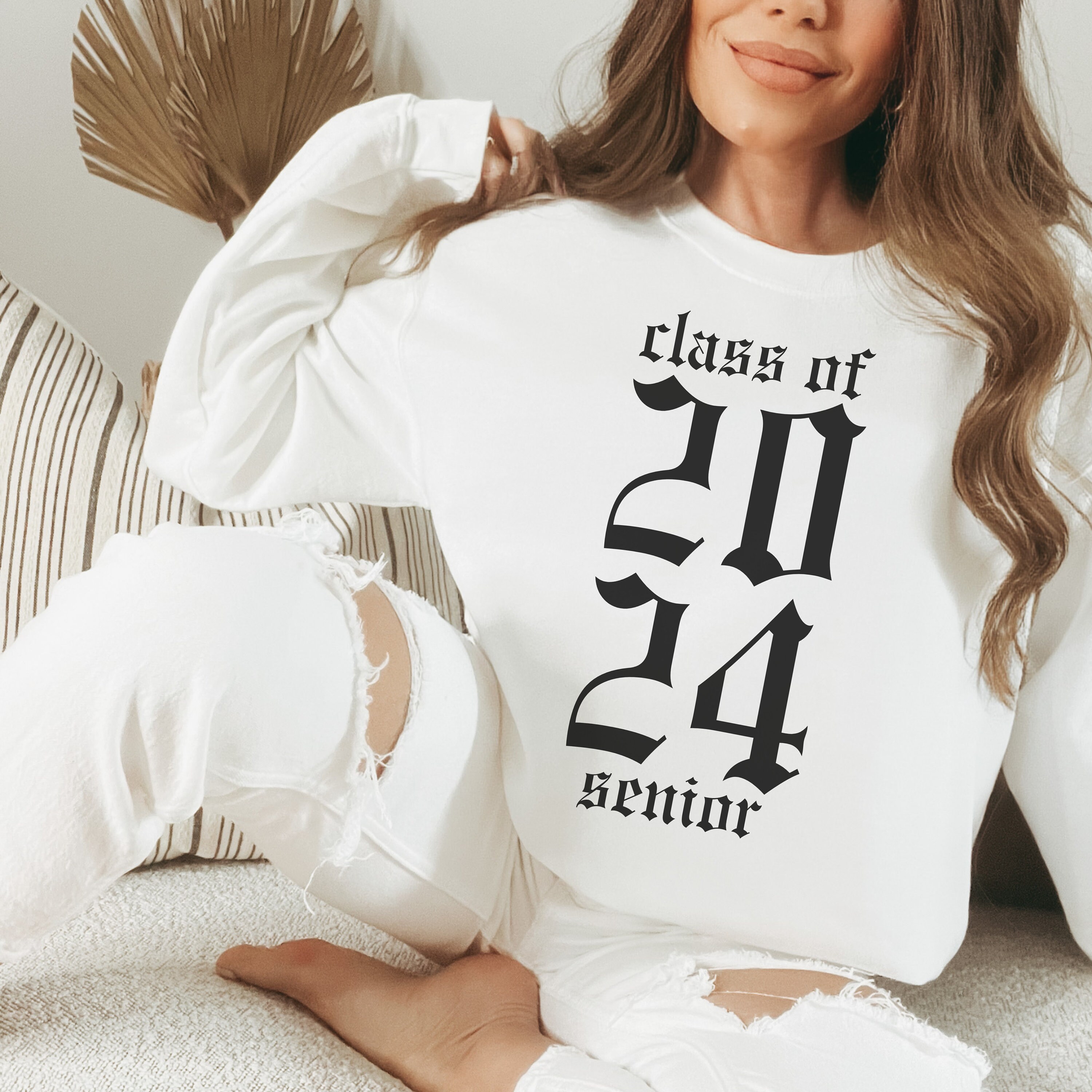 COMFORT COLORS Class of 2024 Senior Sweatshirt Senior 2024 - Etsy